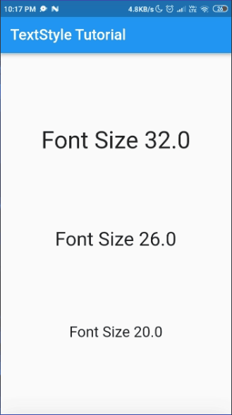Textstyle In Flutter Textstyle Widget Tutorial